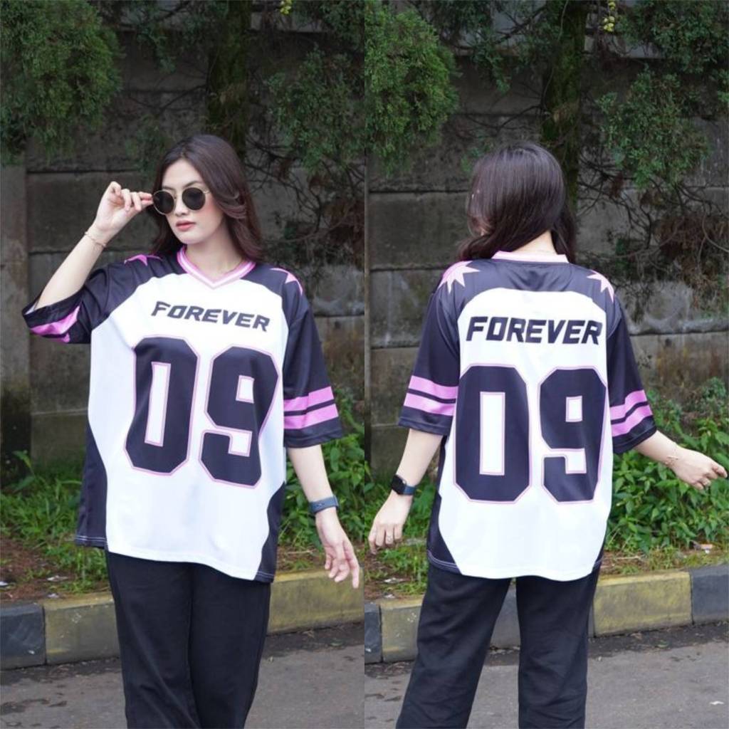 Jual Kaos Jersey Oversize Number Series Kaos Atasan Bahan Brazil Jersey ...