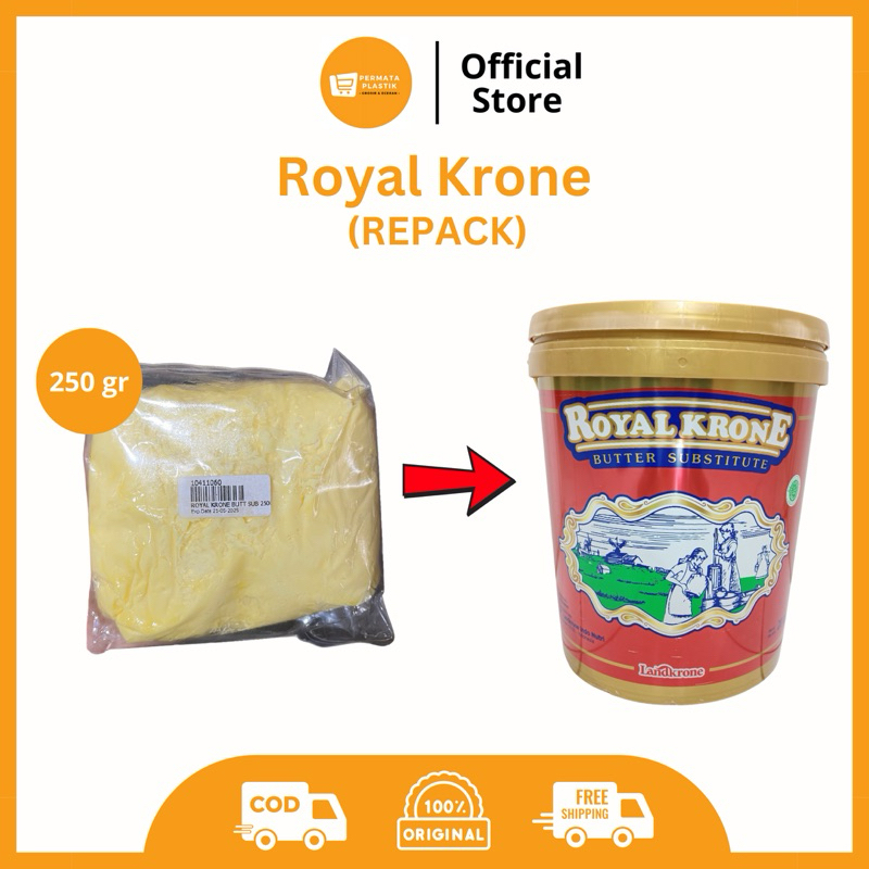 Jual Butter Royal Krone Kiloan 250 gr (REPACK) | Shopee Indonesia