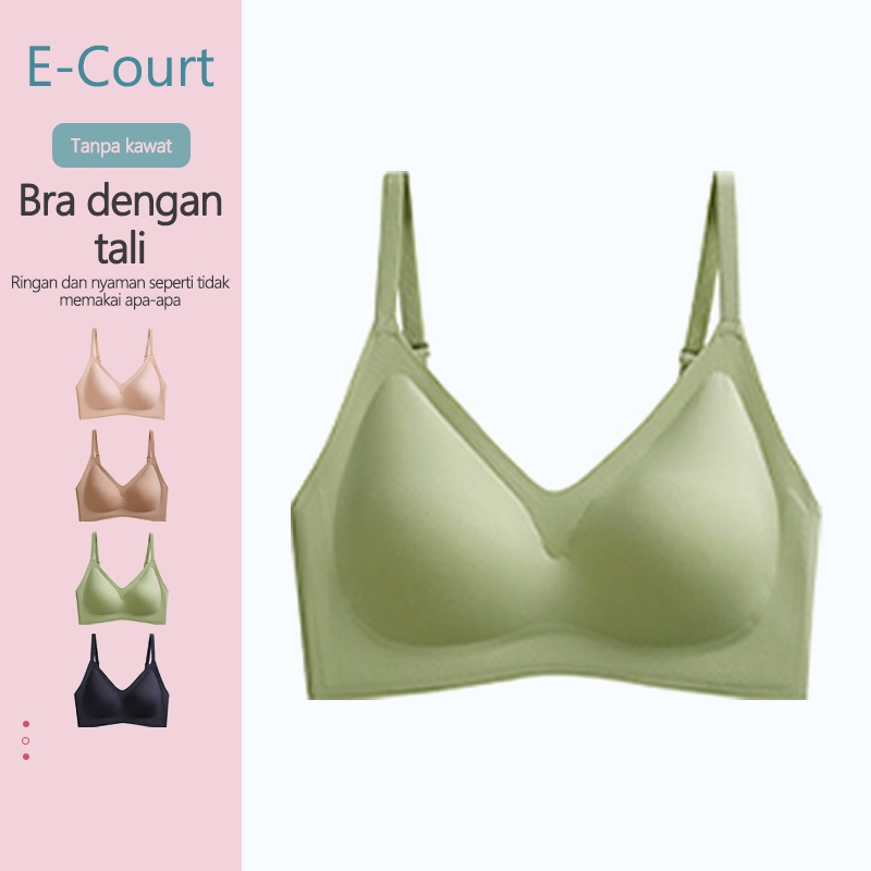 Jual E-Court Bra Mode Tipis, nyaman dan bernapas S/M/L/XL Wanita Muda ...