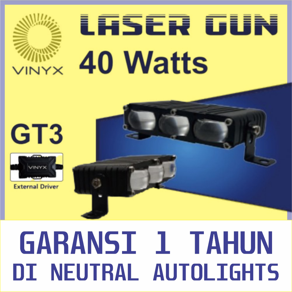 Jual VINYX GT3 LASER LED 40 WATT Laser Plus Demon D2 SQL3 20W Pro Plus ...