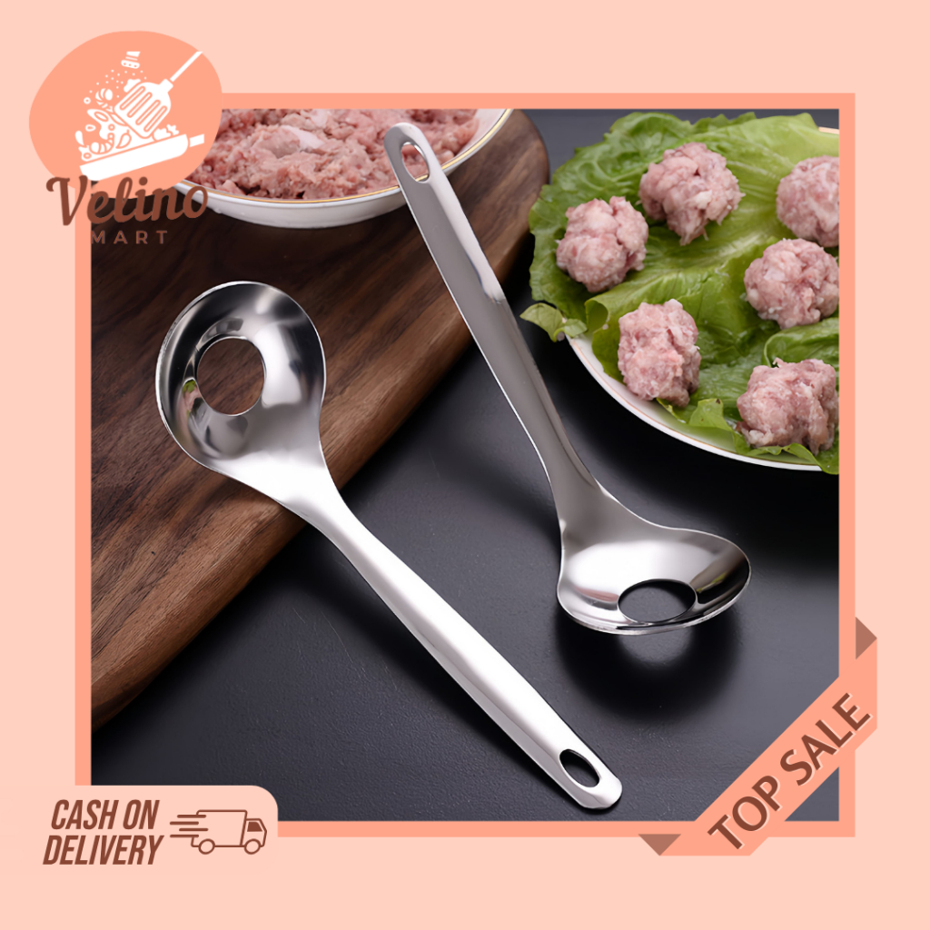 Jual Sendok Cetakan Pembuat Bakso / Alat Pembuat Bakso Anti Lengket ...