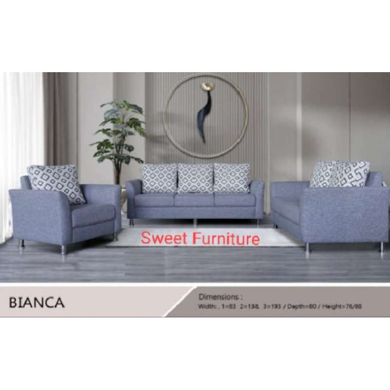 Jual sofa modis type bianca sofa 321 seater murah | Shopee Indonesia