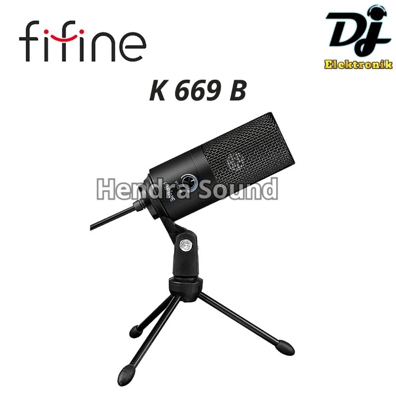Jual FIFINE K 669 B / K669B - Mic Condenser (Podcast) | Shopee Indonesia