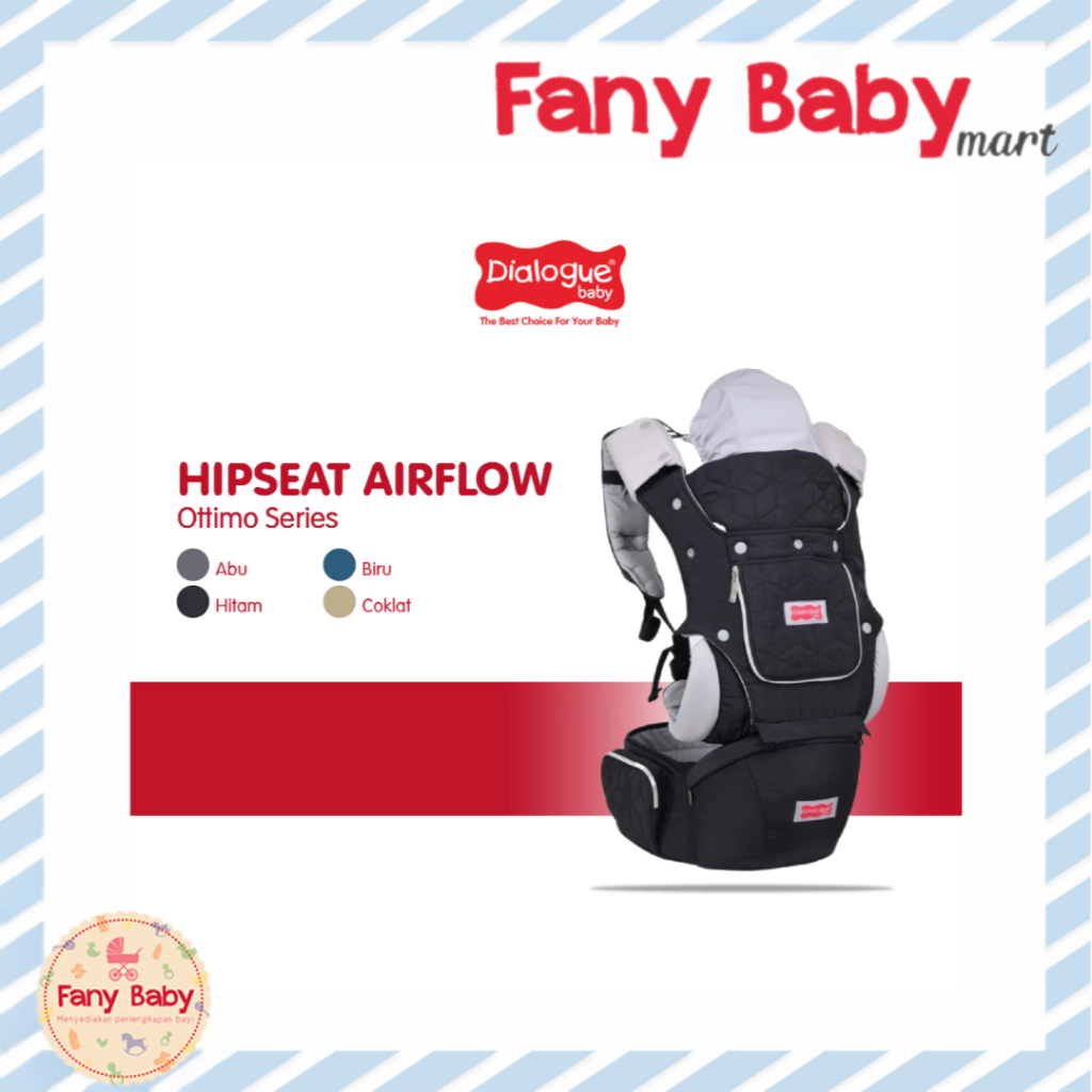 Jual DIALOGUE GENDONGAN HIPSEAT + SSC M-SHAPE AIRFLOW 9IN1 OTTIMO ...