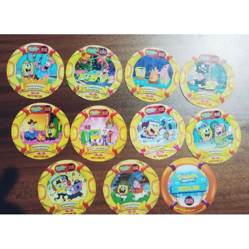 Jual MYTHICAL kartu Choki Choki medalion hologram Spongebob Squarepants ...