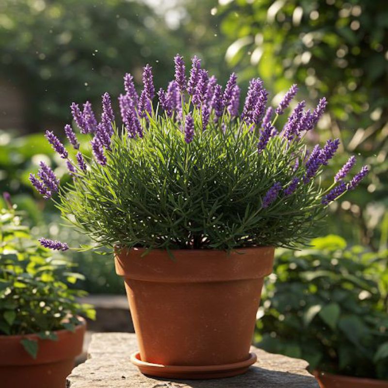 Jual ( BISA COD ) PROMO! Bunga Lavender Asli Pengusir Nyamuk / Tanaman ...