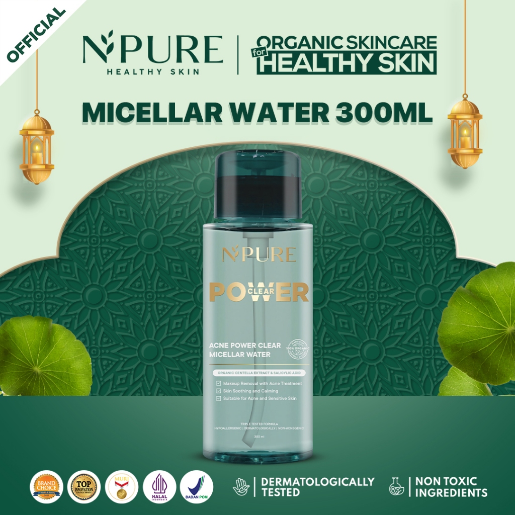 Jual 【NEW LAUNCH】NPURE Acne Power Clear Micellar Water 300ML / Micellar ...