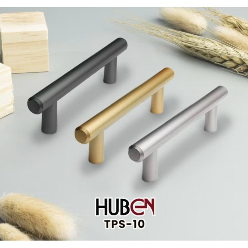 Jual HUBEN Handle Tarikan TPS - 10 Black Gold Anodize Brush Tarikan ...