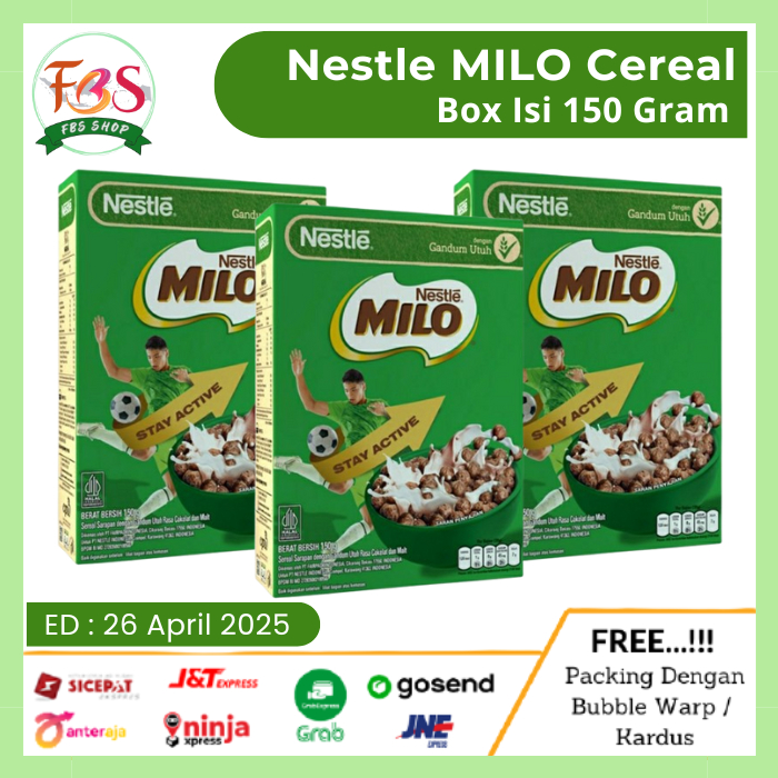 Jual Nestle Milo Cereal Sarapan Rasa Coklat Box 150gr | Shopee Indonesia