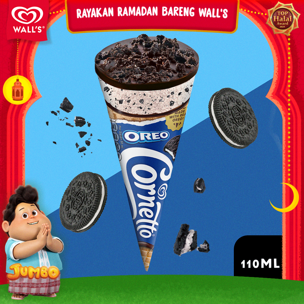 Jual Cornetto Disc Oreo - Es Krim / Ice Cream Wall's | Shopee Indonesia