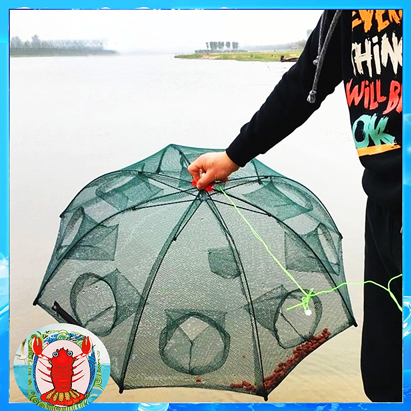 Jual WHALE Perangkap Ikan Bubu Payung Multi Hole (4 Lubang-24 Lubang) /bubu payung 8 lubang ...