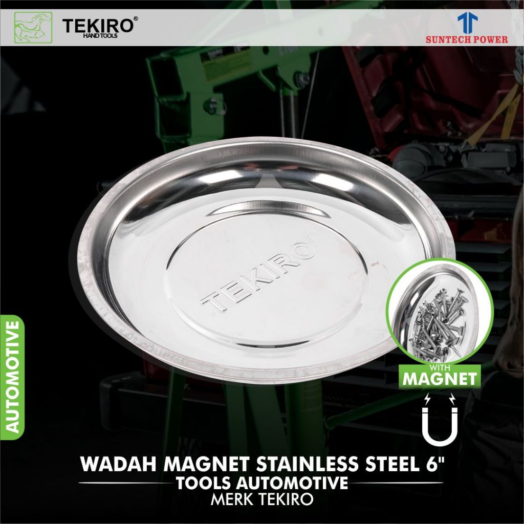 Jual Wadah Mangkok Magnet 6 Inch Merk Tekiro Magnetic Tray GT-MP1612 ...