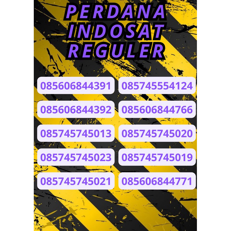 Jual Perdana Indosat Reguler 0K | Shopee Indonesia
