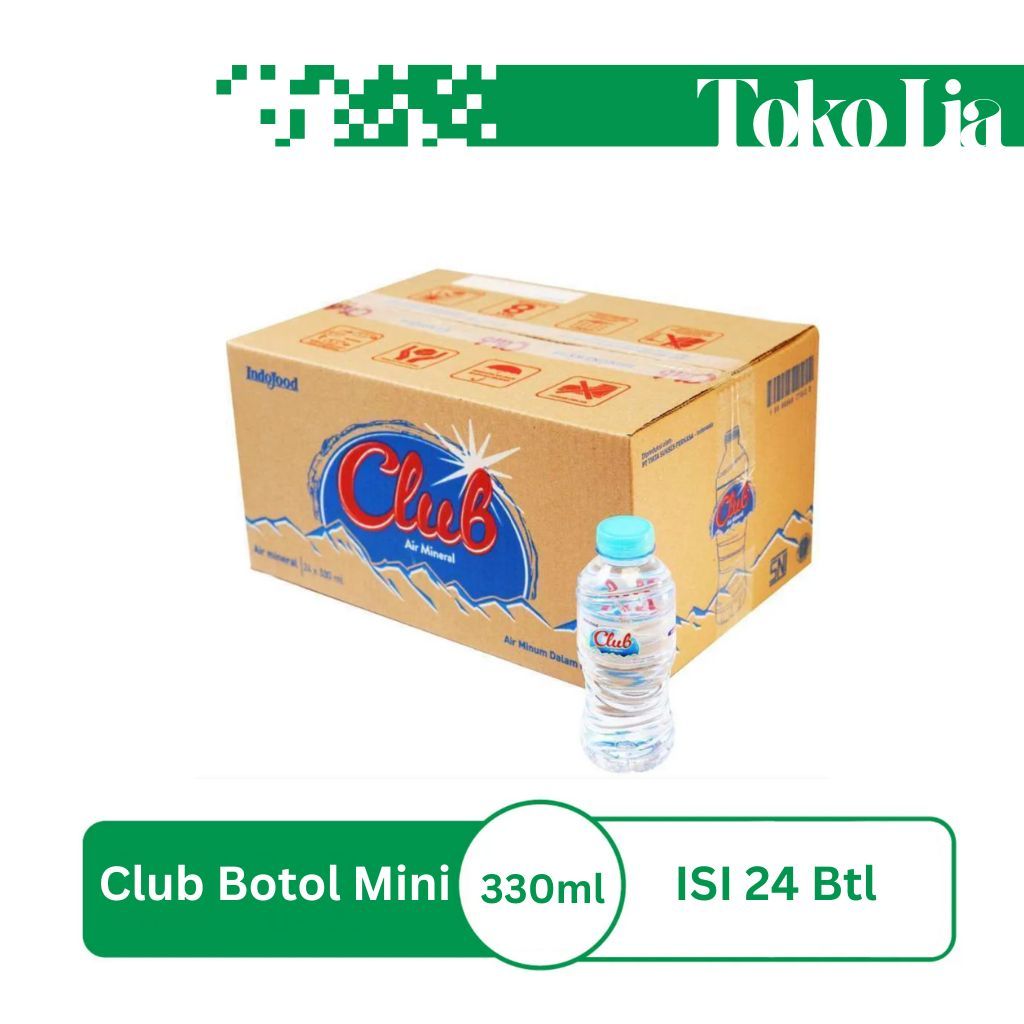 Jual Club Air Mineral Water 330ml Dus isi 24 botol | Shopee Indonesia