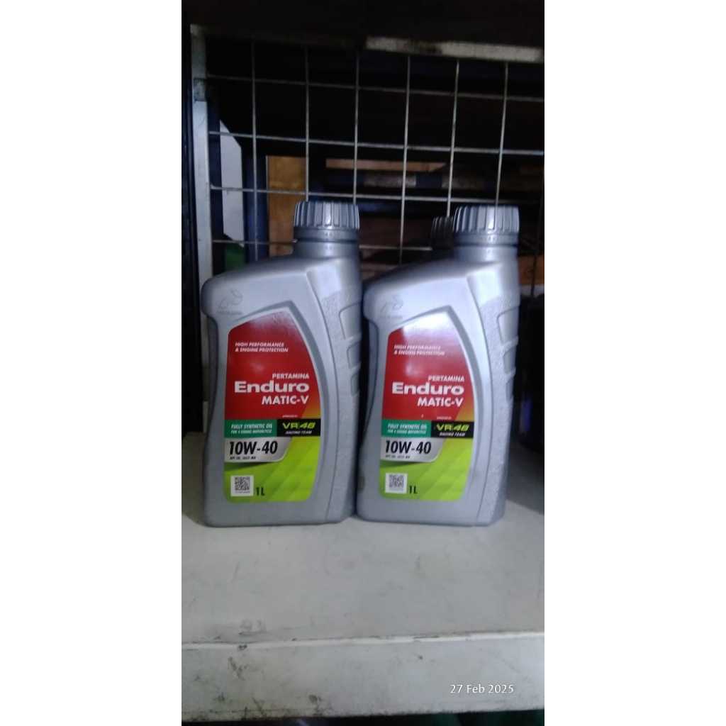 Jual OLI ENDURO MATIC V SAE 10W-40 1L UNTUK MOTOR MATIC | Shopee Indonesia