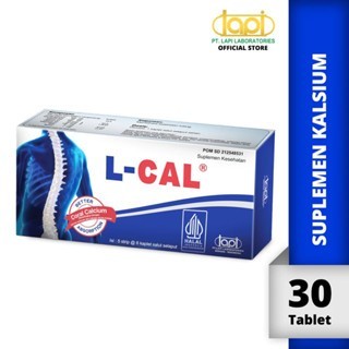 Jual L-CAL - Box Isi 30 Tablet - Suplemen Kalsium | Shopee Indonesia