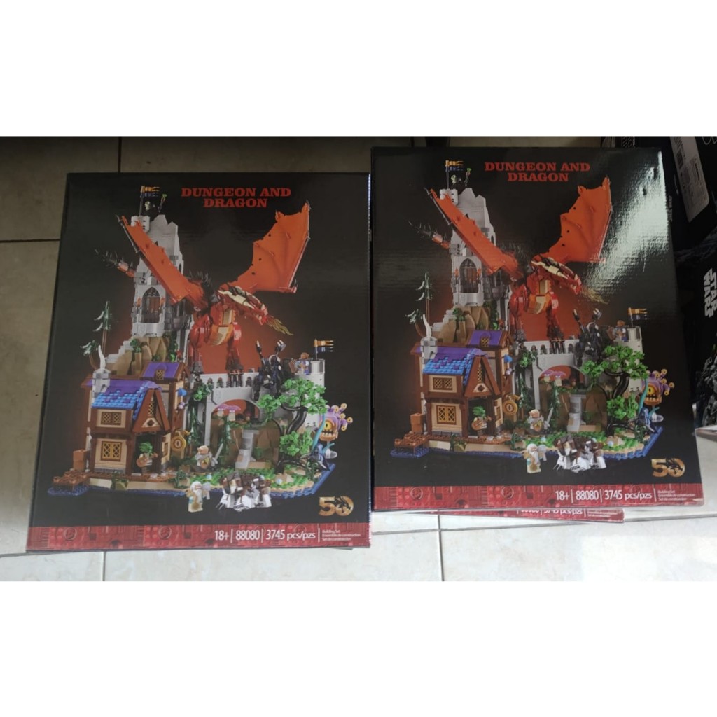 Jual Set Mainan Rakit Building Block Dungeon and Dragon 88080 3745 pcs ...