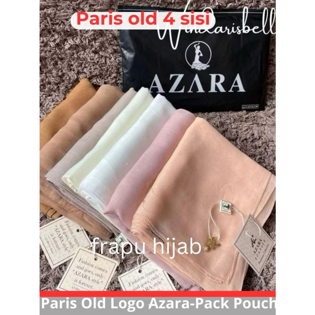 Jual 10 Pcs Hijab Segi Empat Polos Paris Jadul Premium 4 Sisi Pouch ...