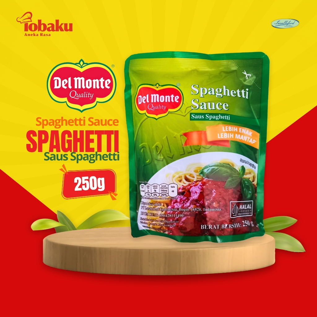 Jual Del Monte SPAGHETTI SAUCE - Saus Spaghetti 250g _ | Shopee Indonesia