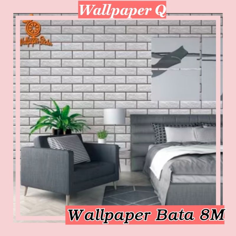 Jual Wallpaper Motif Bata Wallpaper 10M Wallpaper Minimalis Wallpaper ...