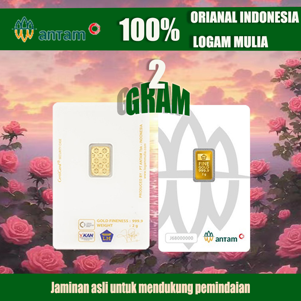 Jual ANTAM 2 Gram LOGAM MULIA EMAS 2gr Classic Seri | Shopee Indonesia