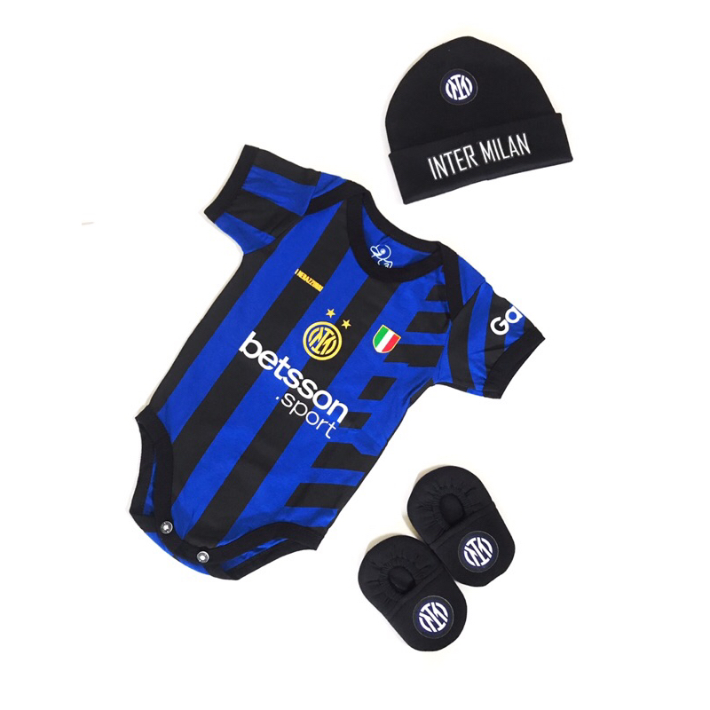 Jual Baju Bayi Inter Milan Home Set Jumper Topi & Sepatu Baby | Shopee ...