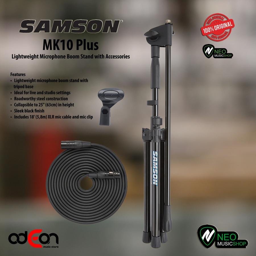 Jual SAMSON MK10 Plus Lightweight Microphone Boom Stand | Shopee Indonesia