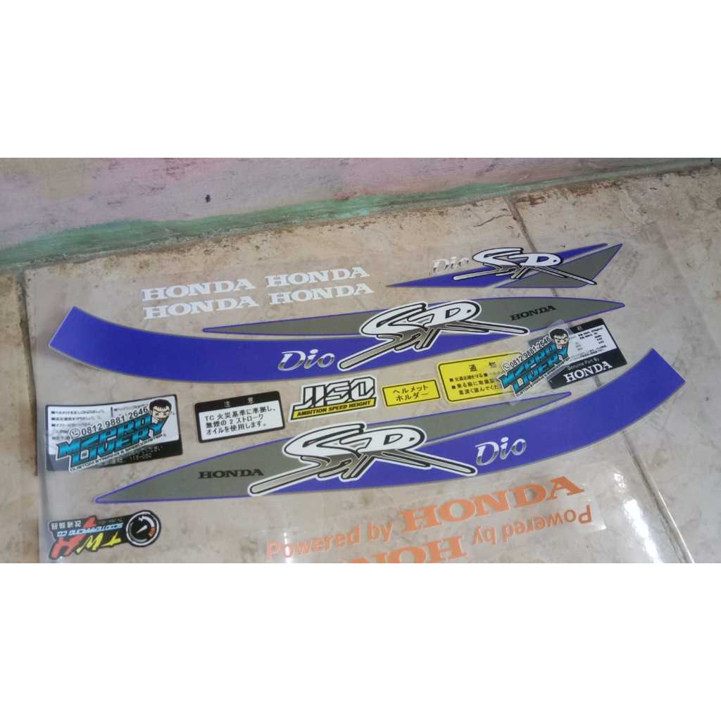 Jual STIKER / Decals / STRIPING / Livery HONDA DIO SR AF28 | Shopee ...