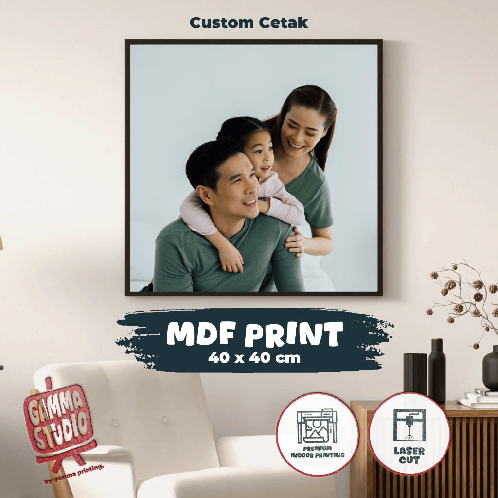 Jual CETAK FOTO 40x40 MEDIA PAPAN MDF PRINT GLOSSY 6 MM | Shopee Indonesia