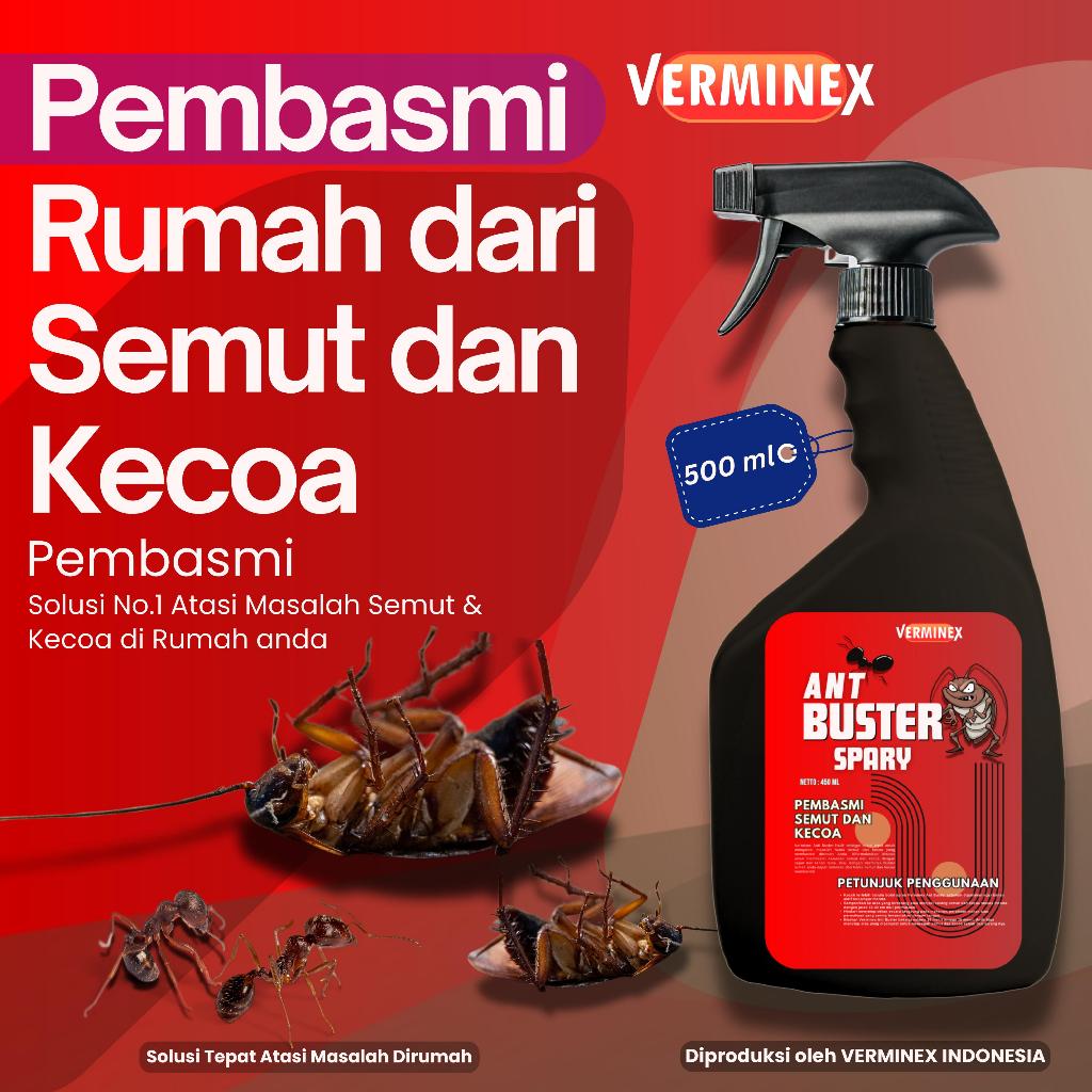 Jual Verminex Ant Buster Obat Spray Pembasmi Anti Semut dan Kecoa Ampuh ...