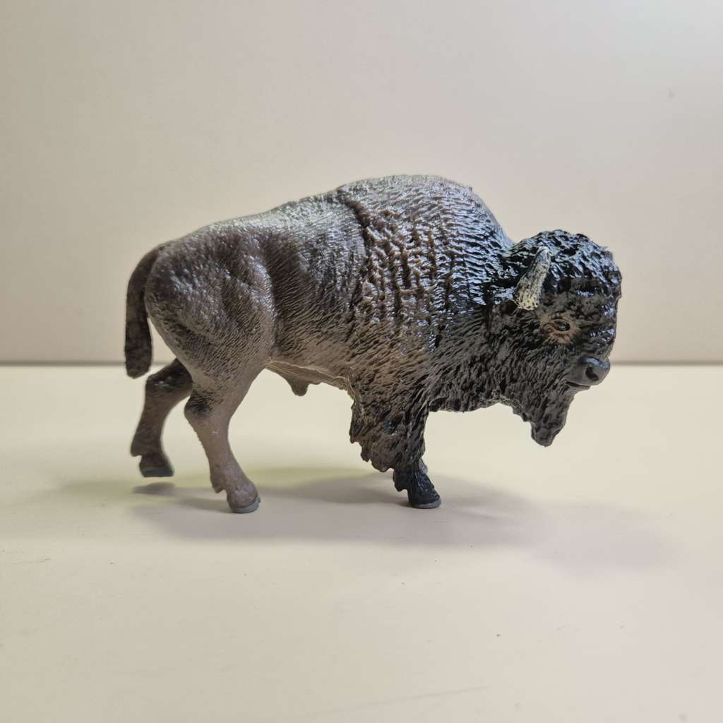 Jual American Bison Hewan savana sapi banteng PVC Miniatur detail ...