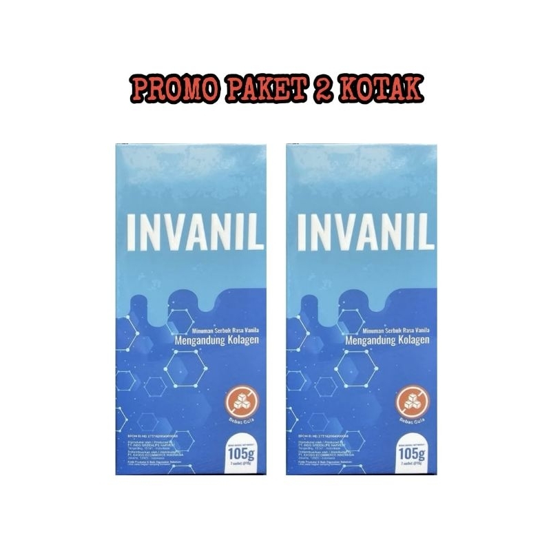 Jual ( PAKET 2 KOTAK ) Invanil minuman collagen multikhasiat BPOM ...