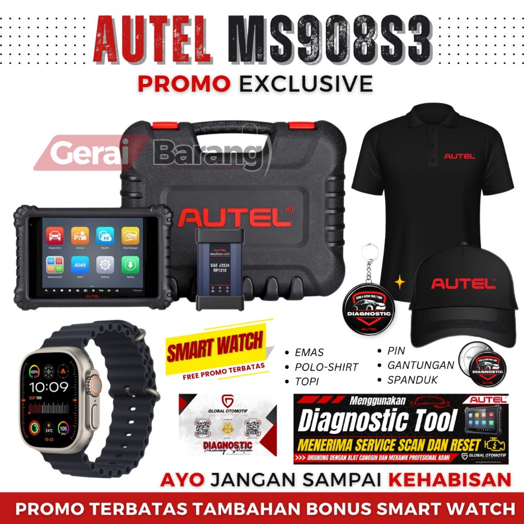 Jual Autel MaxiSYS MS908S3 Scanner Mobil Diagnostik Tool Universal ...