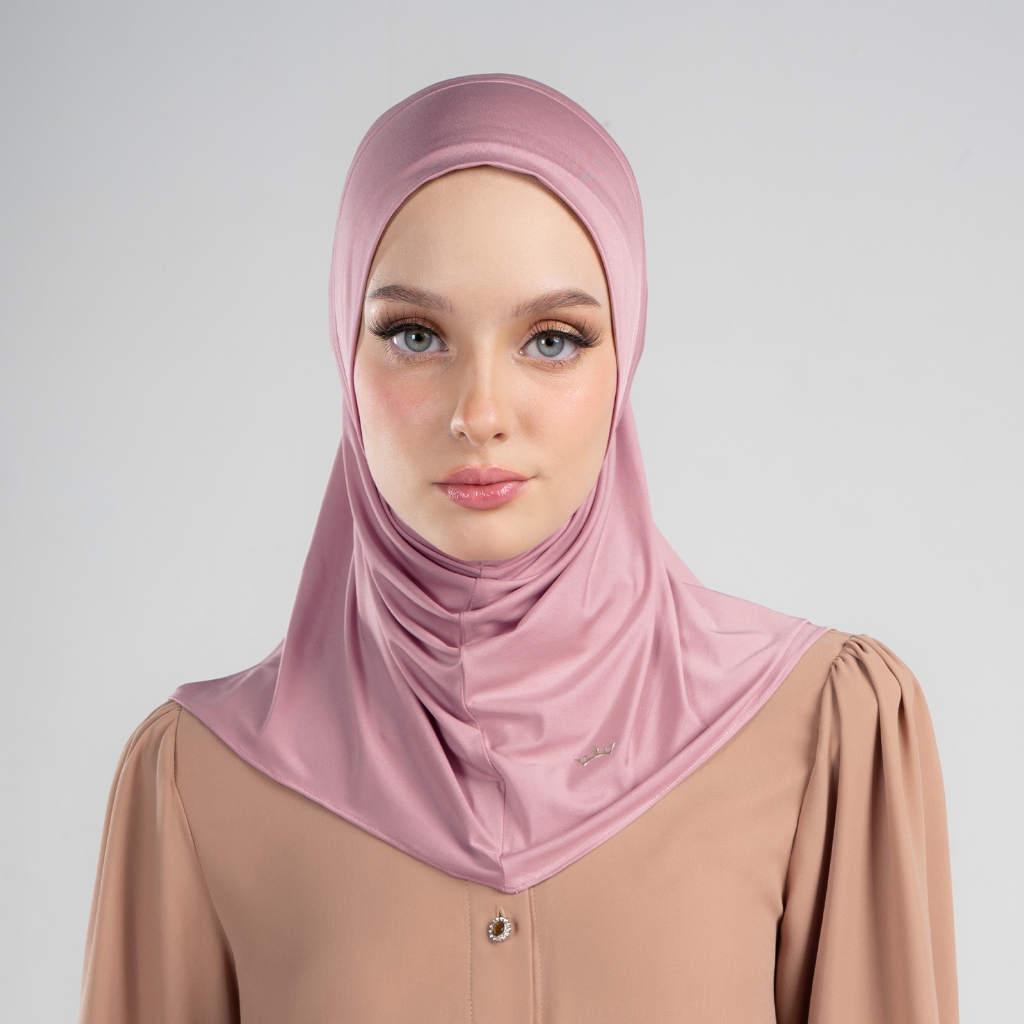 Jual MANDJHA Bergo Ruby Blush Pink By IVAN GUNAWAN - Daily Hijab Bergo ORIGINAL MANDJHA | Shopee ...