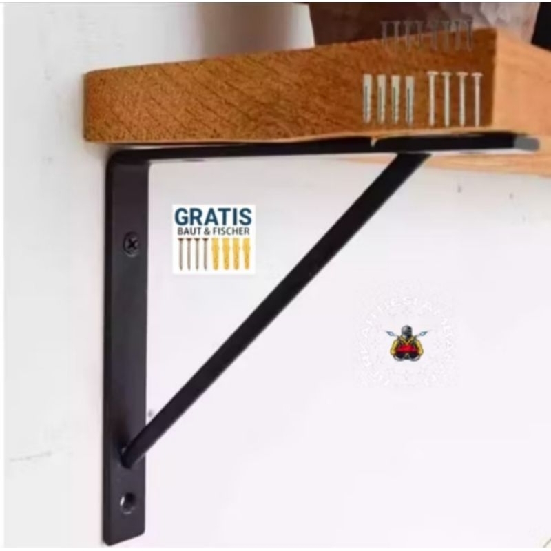 Jual BRACKET BESI SIKU TEMPEL DINDING | Shopee Indonesia
