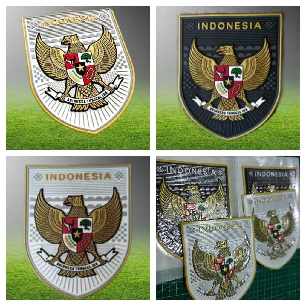 Jual PATCH Logo Timnas Garuda 3D Timbul Karet Rubber Plat Silikon ...