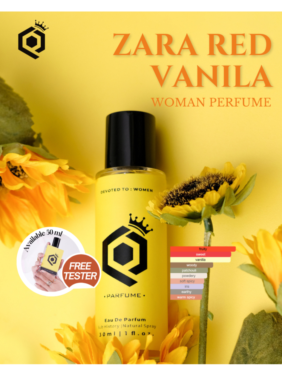 Jual SAR4 RED VANILA BY QUEEN PARFUME | Shopee Indonesia
