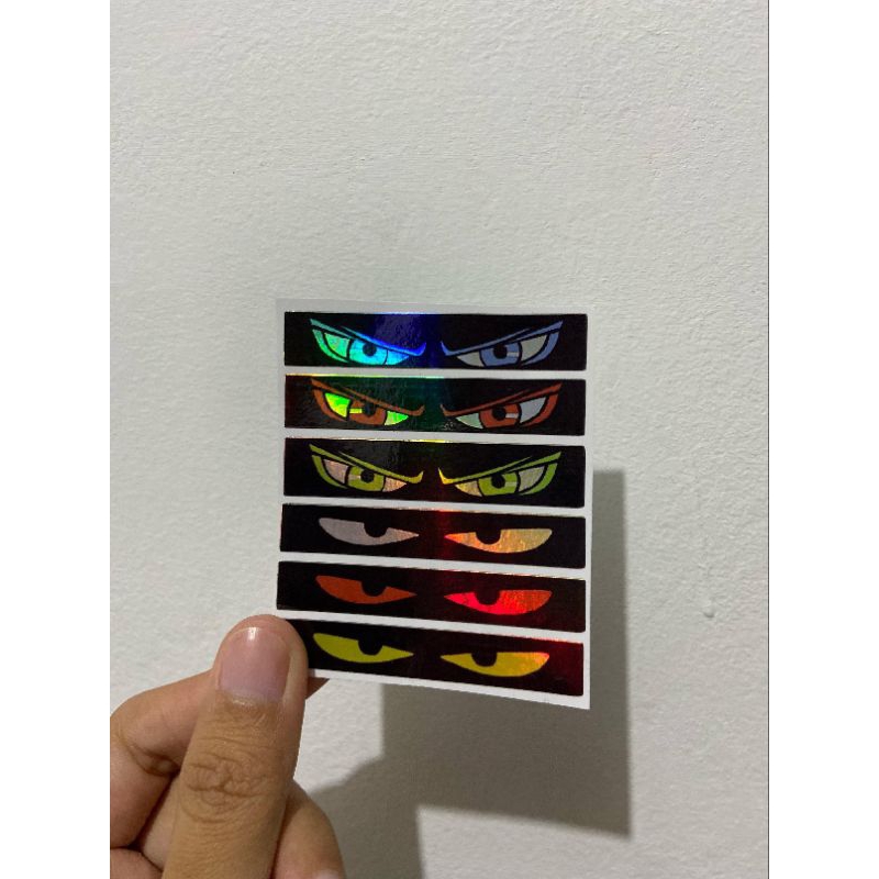 Jual STIKER MINIATUR BUS STROBO MATA HOLOGRAM ANTI AIR | Shopee Indonesia