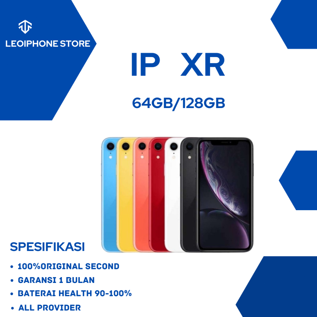 Jual IP Xr 64gb 128gb Fullset Lcd Original 100% Mulus No Recond No Refurbiphone GOOD CONDITIONS ...