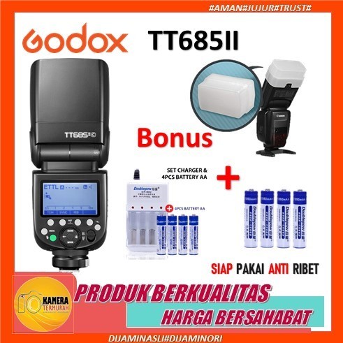 Jual Godox TT685II / TT-685 II Thinklite TTL Camera Flash for Canon ...