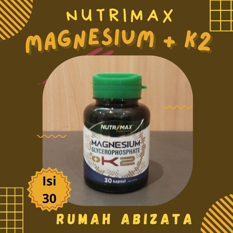 Jual NUTRIMAX MAGNESIUM + K2 - 30 Kapsul | Shopee Indonesia