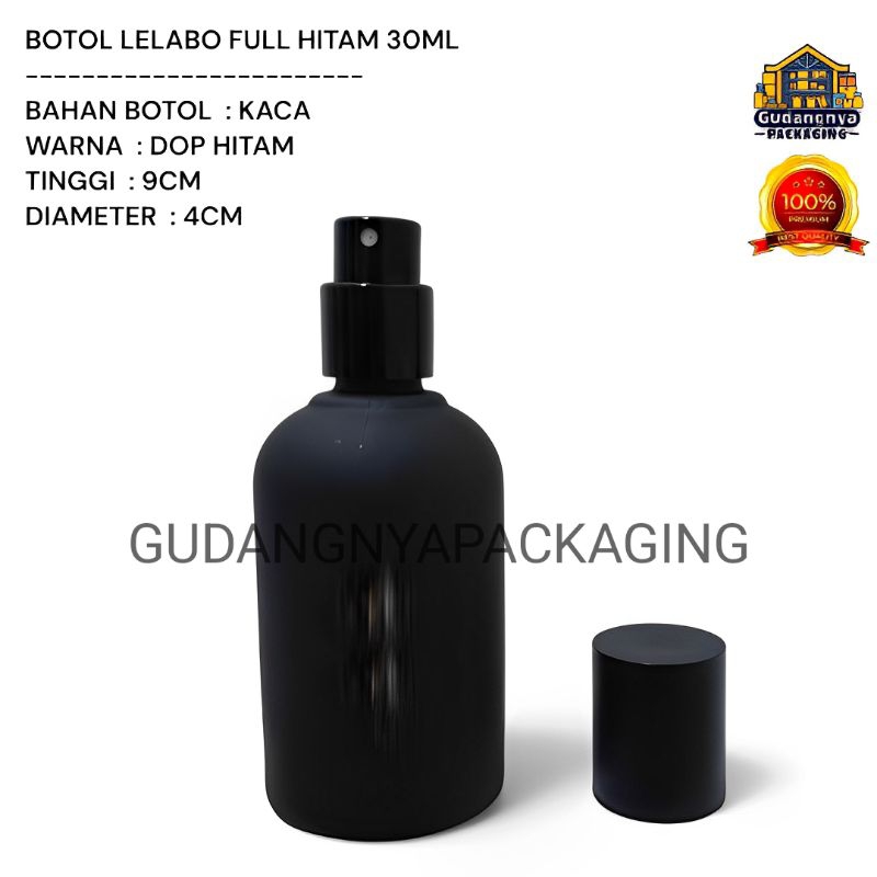 Jual Botol Parfum Le Labo Full Hitam 30ML Drat - Botol Parfum Kosong Le ...