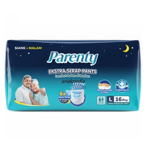 Jual Parenty Popok Dewasa Ekstra Serap Pants Celana L16 | Shopee Indonesia
