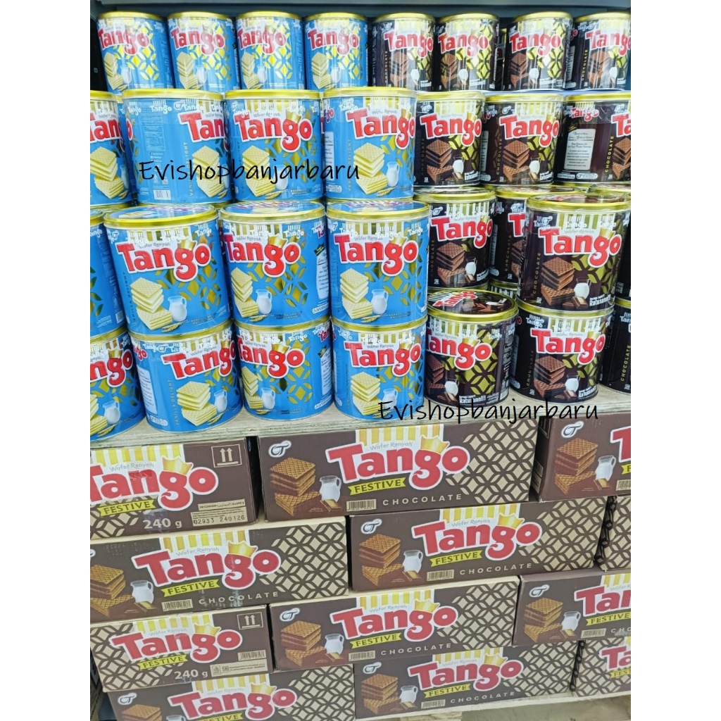 Jual TANGO WAFER RENYAH KALENG 240 GRAM / BISKUIT TANGO / tango kaleng ...