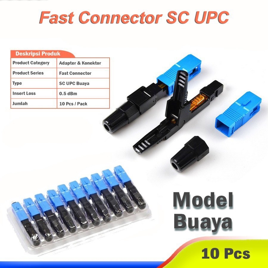 Jual Fast Konektor/Connector SC UPC Fiber Optic | Shopee Indonesia