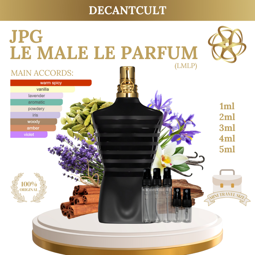 Jual DECANT Parfum JPG Le Male Le Parfum (LMLP) EDPI | Shopee Indonesia