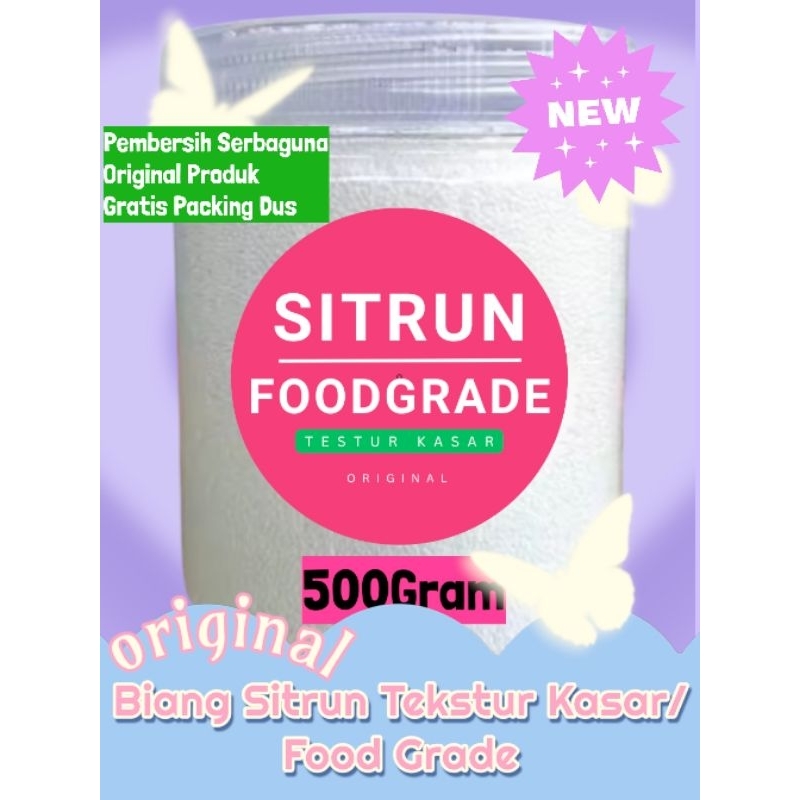 Jual citrun|sitrun original tekstur kasar foodgrade 500Gram/1000gr ...