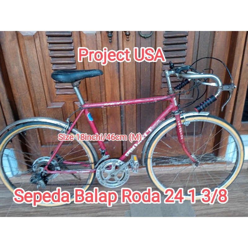 Jual Sepeda Balap Jadul Project USA Roda 24 | Shopee Indonesia