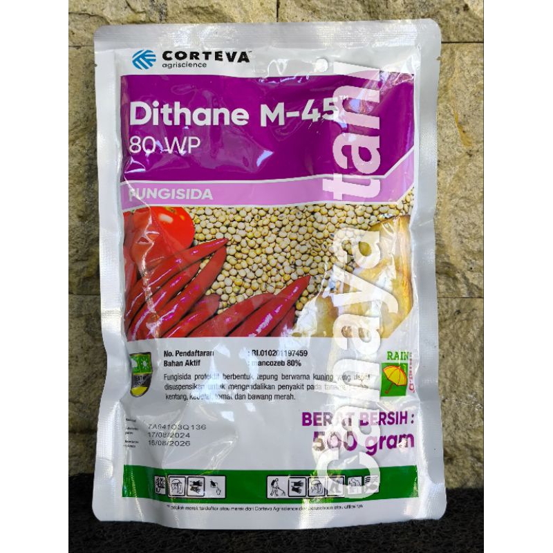 Jual Fungisida Dithane M-45 80 WP 500 gram Obat Pembasmi Penyakit Jamur ...