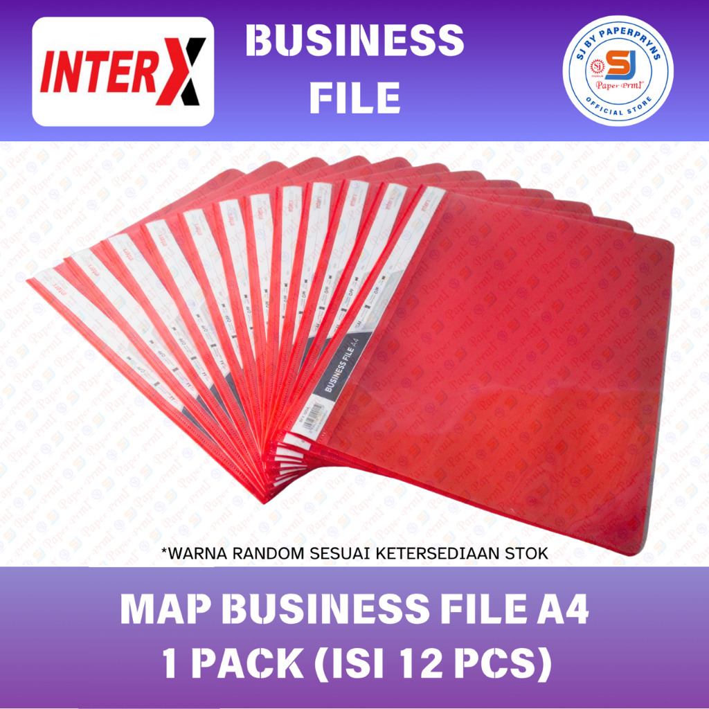 Jual Map Business File InterX A4 (1 PACK ISI 12 FILE) | Shopee Indonesia